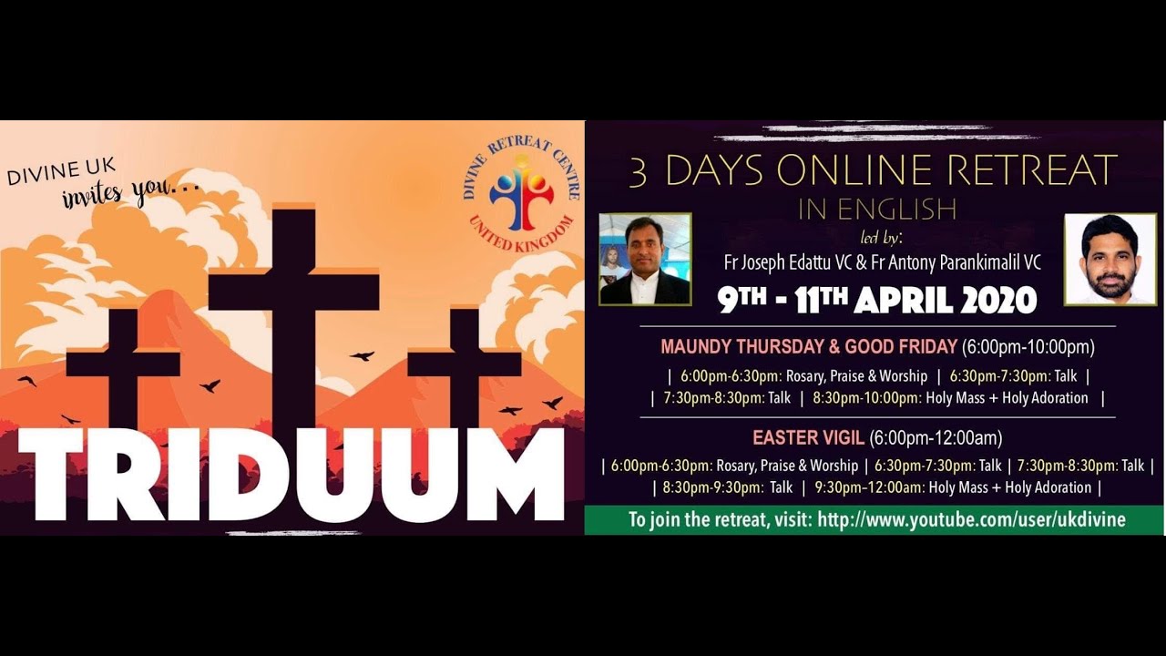 TRIDUUM Online Retreat - Day 3 - Easter Vigil (11 April 2020) - YouTube