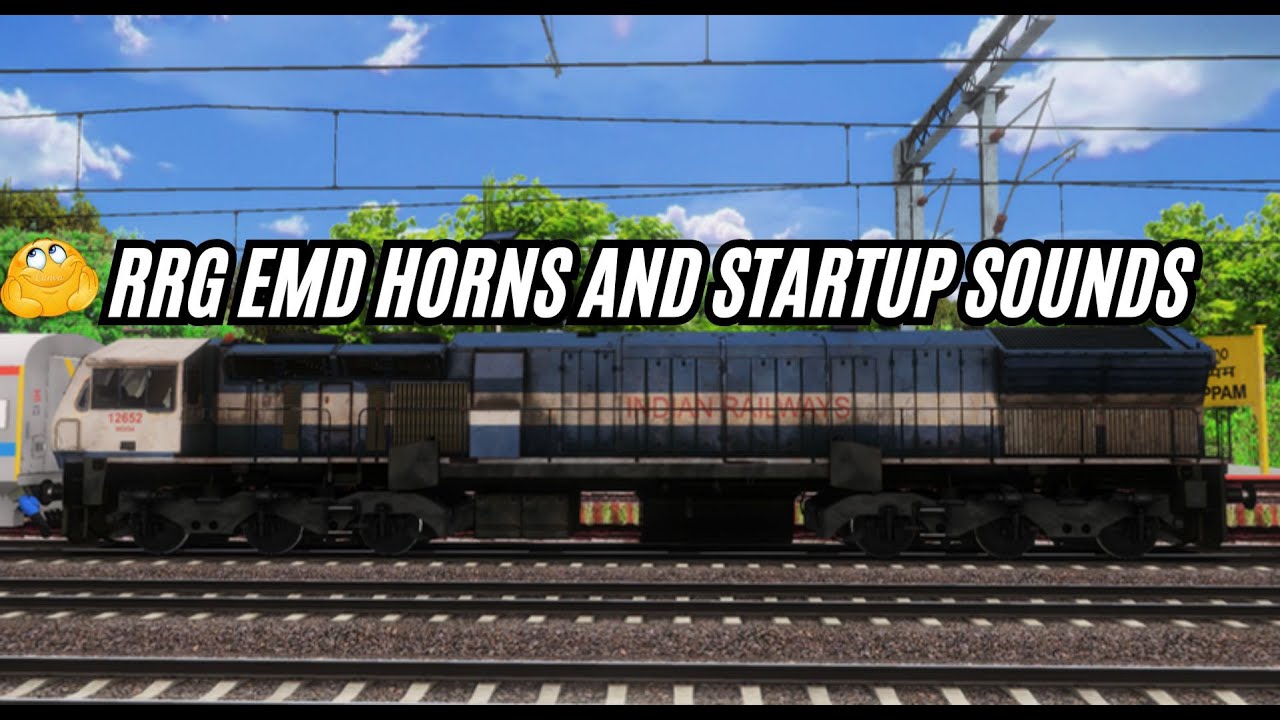 RRG EMD HORNS AND STARTUP SOUNDS DEMO - YouTube
