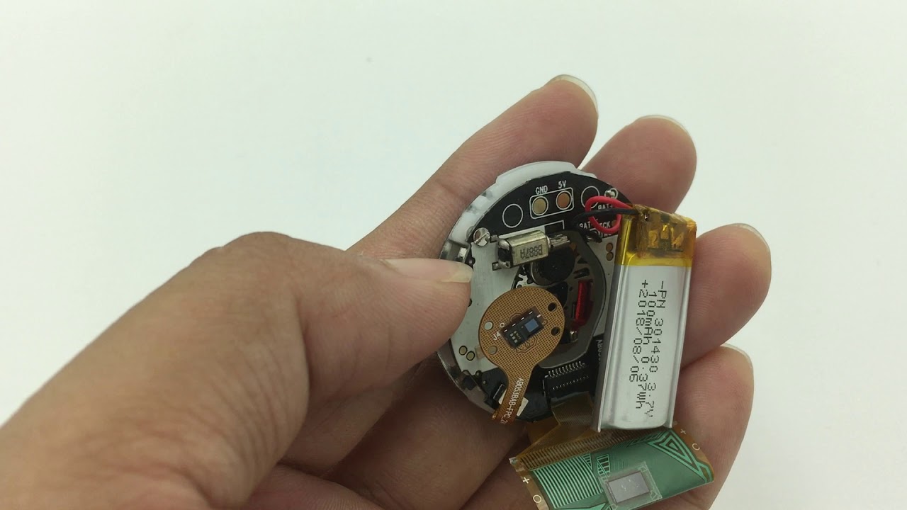 Gligo Round Eink Smart watch Module - YouTube