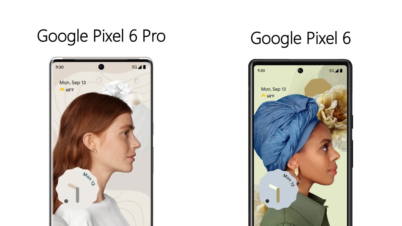 Google Pixel 6 vs Pixel 6 Pro - Comparison using 70 specifications ...