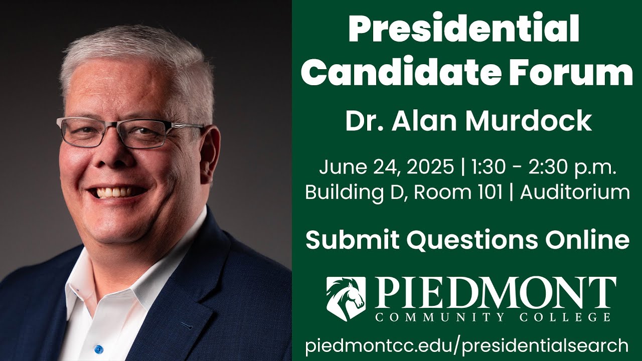 Presidential Candidate Open Forum: Dr. Alan Murdock - YouTube