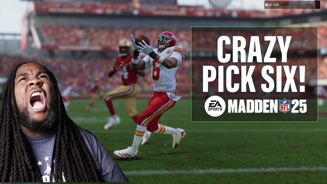 Chiefs Crazy Pick Six Vs 49ers (Madden 25 Franchise ) - YouTube