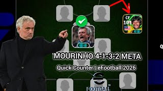 US Top 4 Quick Counter Best Formations In Efootball 2026 Jose Mourinho ...