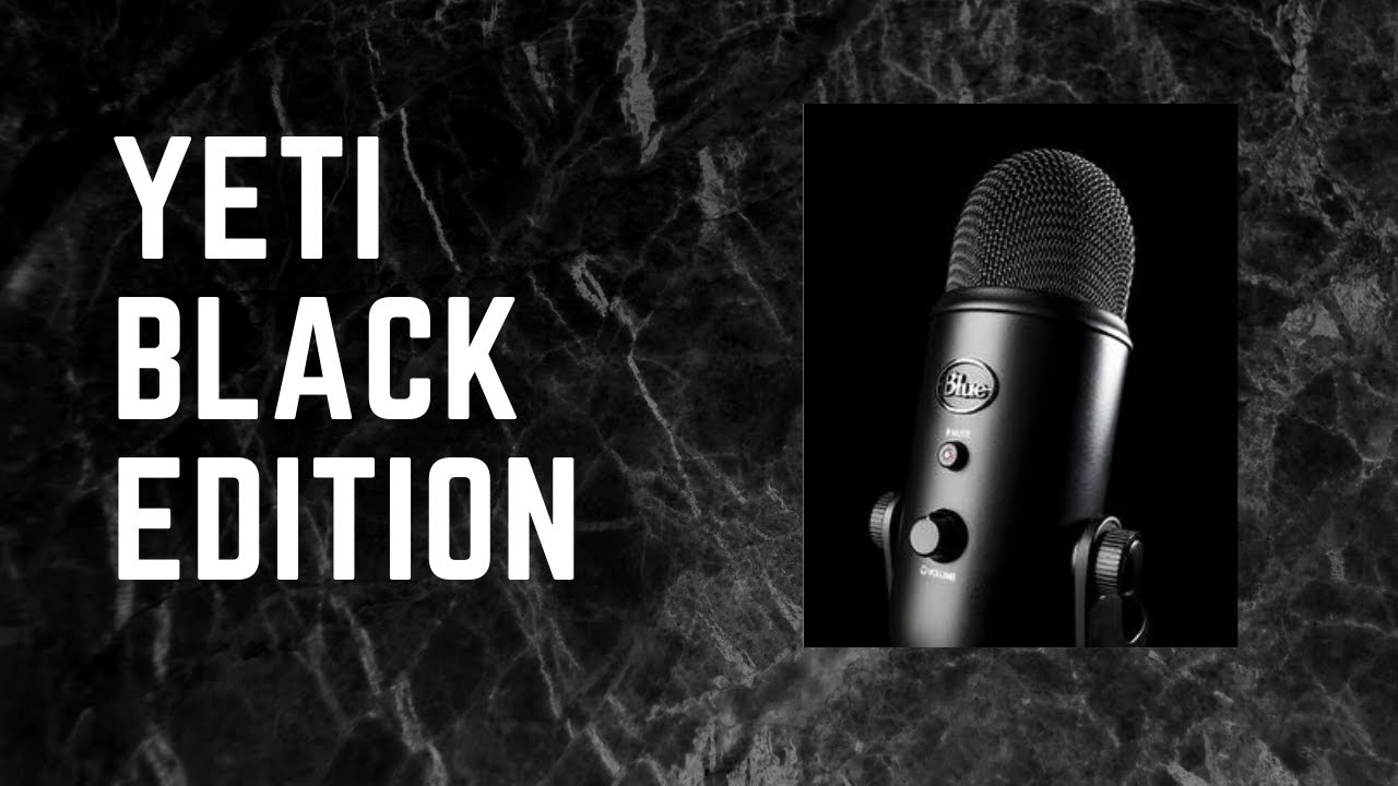Yeti Blackout Edition review - YouTube