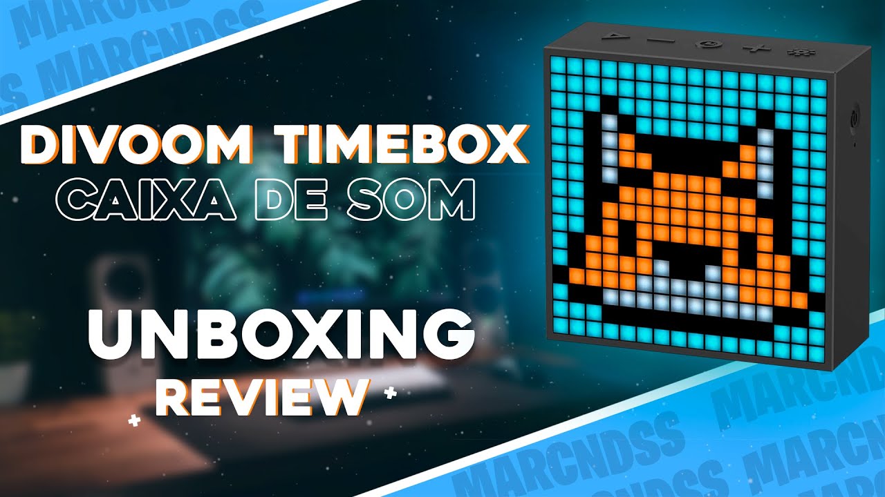 MEU DIVOOM TIMEBOX EVO CHEGOU E ELE É INCRÍVEL!! - YouTube