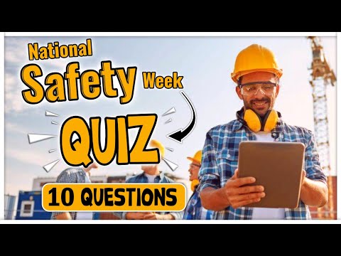 Quiz on National Safety Week || 10 Questions #vikshitbharat #NSD2025 ...