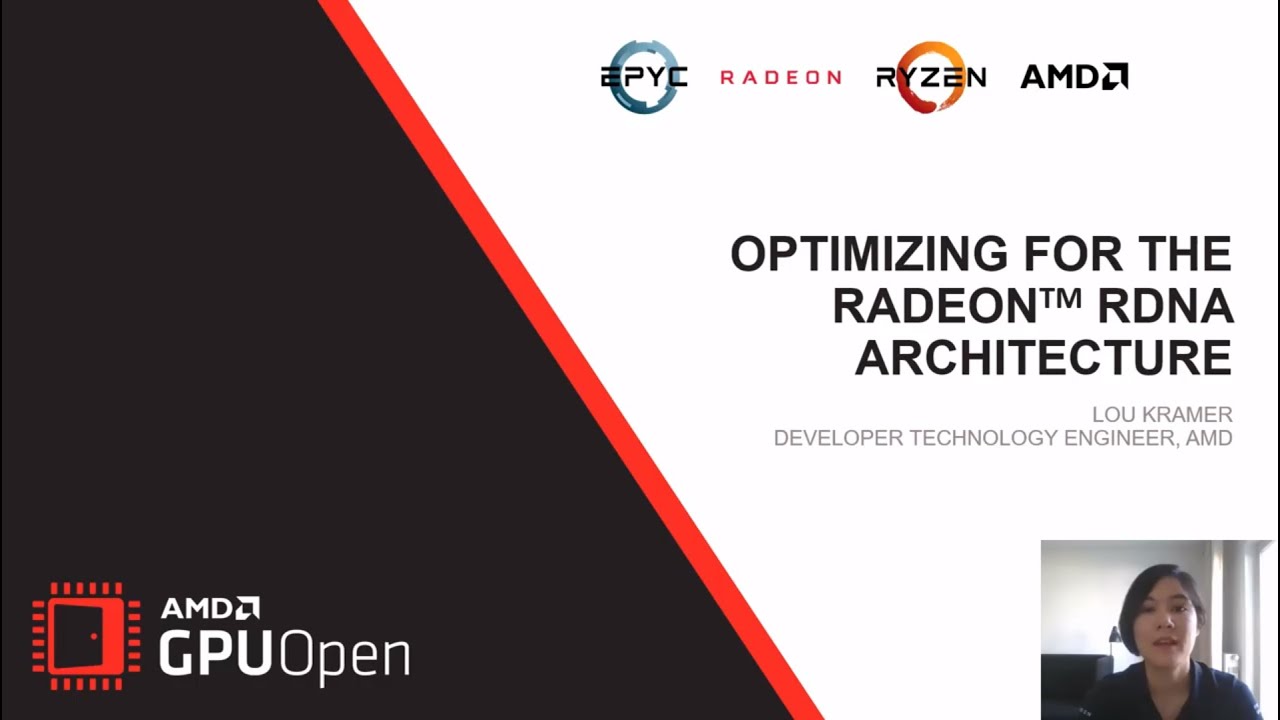 Optimizing for the Radeon™ RDNA Architecture - YouTube