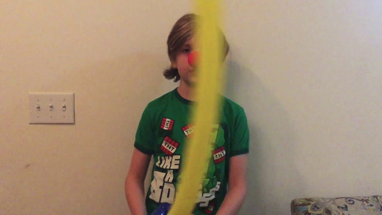 How to make twist balloon sword - YouTube