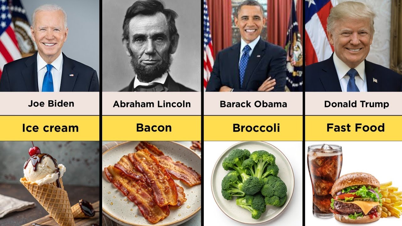 US Presidents and Their Favorite Meals - YouTube