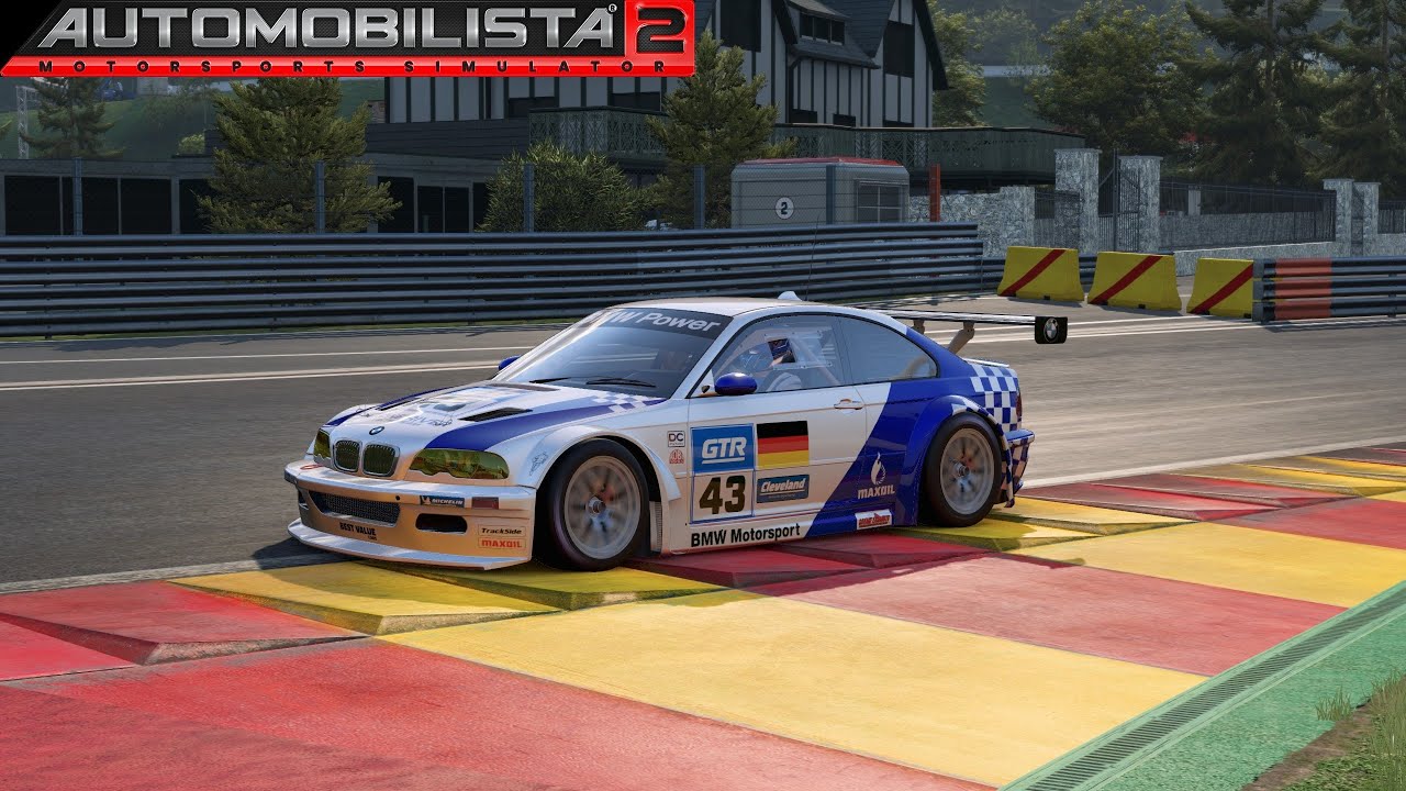 Automobilista 2 - BMW M3 GTR - Spa-Francorchamps Hot Lap [chase cam ...
