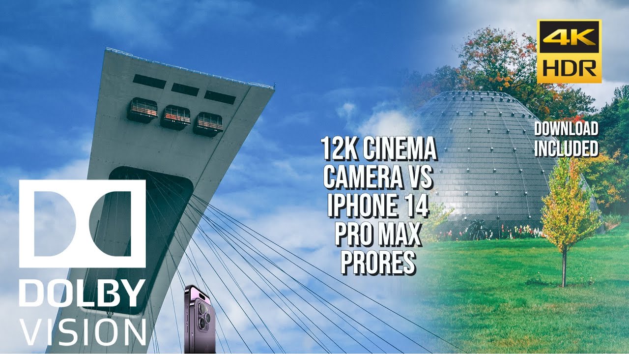 [4KHDR] Cinema Camera VS iPhone 14 ProMax PRORES Shot in Dolby Vision ...
