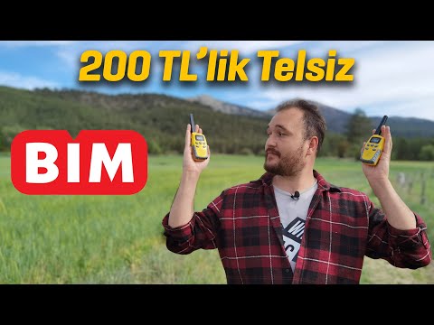 Bim'de satılan 200 TL'lik telsiz!