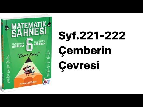 6.SINIF MATEMATİK SAHNESİ S.221-222 ÇEMBER ÇEVRESİ - YouTube