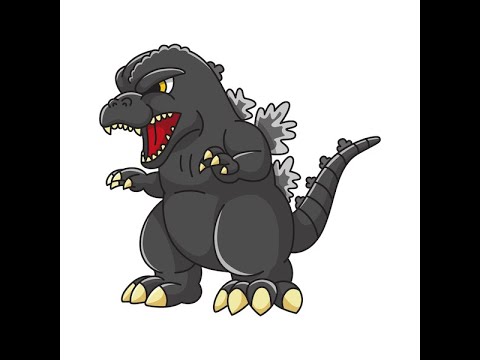 Learn How to Draw Godzilla | Step-by-Step Tutorial for Kids & Beginners