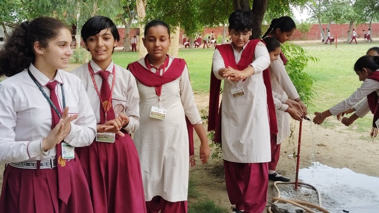 tree planting in v sss Bani Sirsa - YouTube