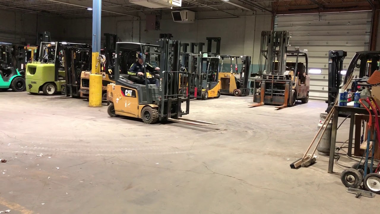 2012 Cat EP4000 Used Forklift - U36858 - YouTube