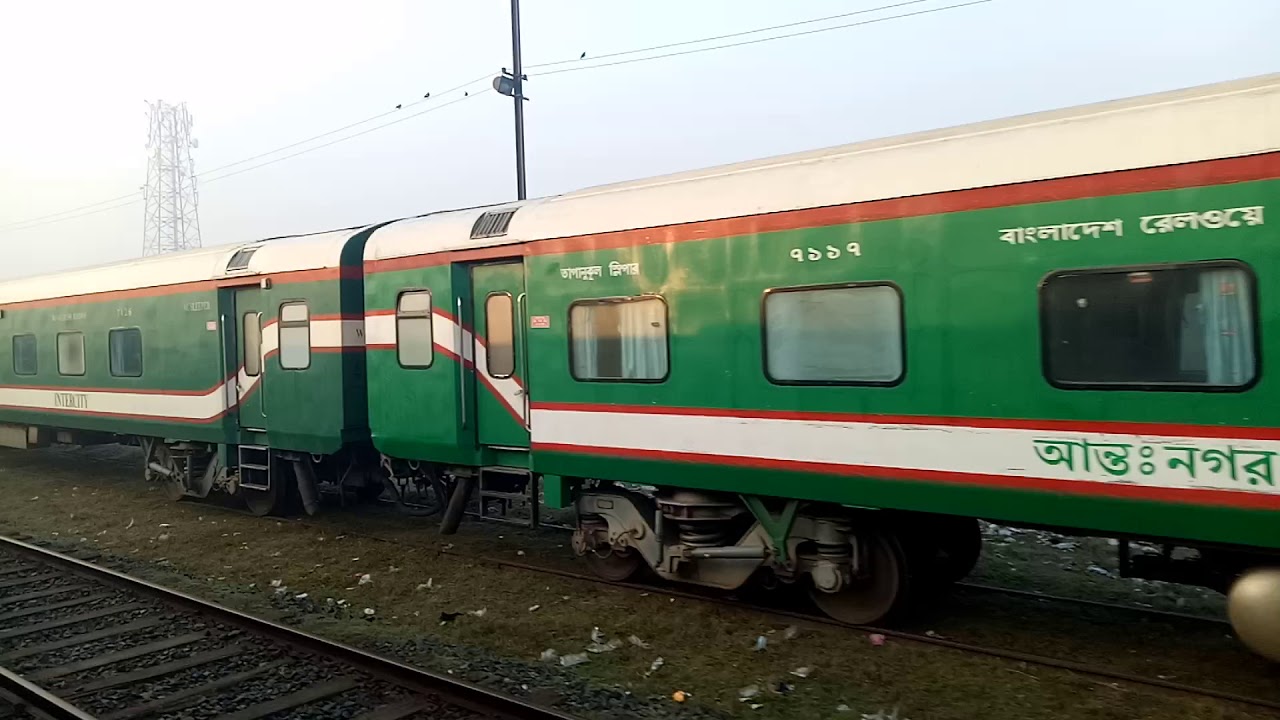 The Maitri Express is locked at Ishwardi Junction in Lockdown - YouTube