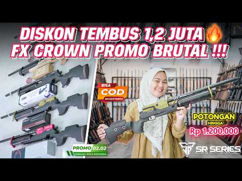GILA🔥‼️DISKON BRUTAL BOCAP FX CROWN Tembus 1.2 Juta, Rekomendasi Senapan Terbaik Di 2026‼️GASSKEEN!