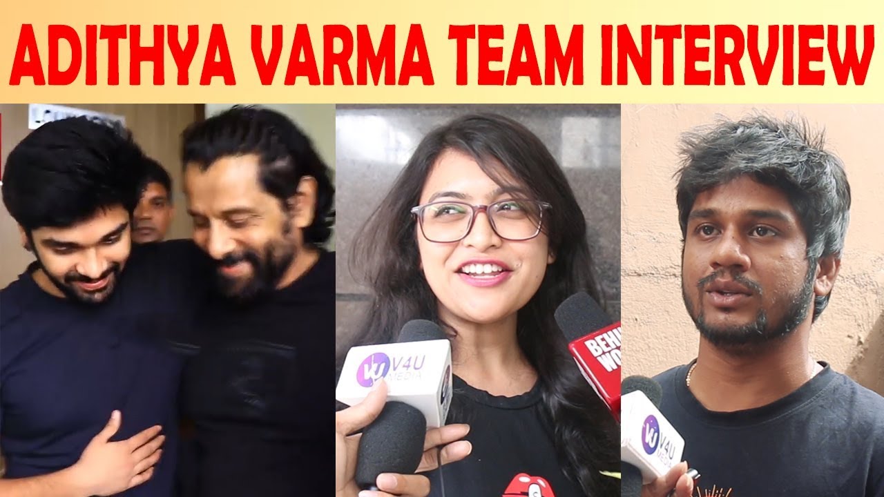 Adithya Varma Team Interview | Vikram | Dhruv Vikram | Anbu - YouTube