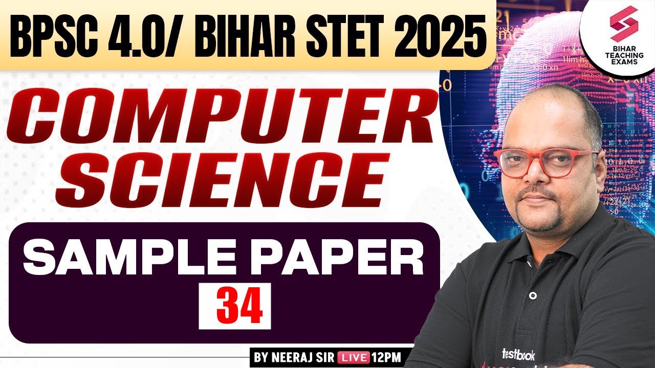 BPSC TRE 4.0/Bihar STET 2025 | BPSC TRE 4.0/Bihar STET Computer Science ...