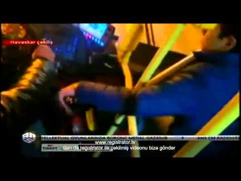 Bakıda avtobus sürücüsünün özbaşnalığı