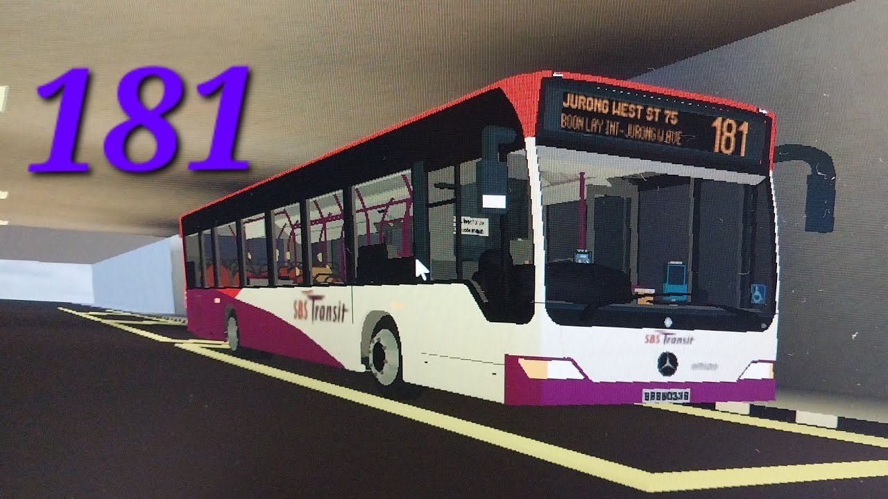 Roblox Boon Lay V4 Mercedes-Benz Citaro Batch 1 - SBS6033S on 181 - YouTube