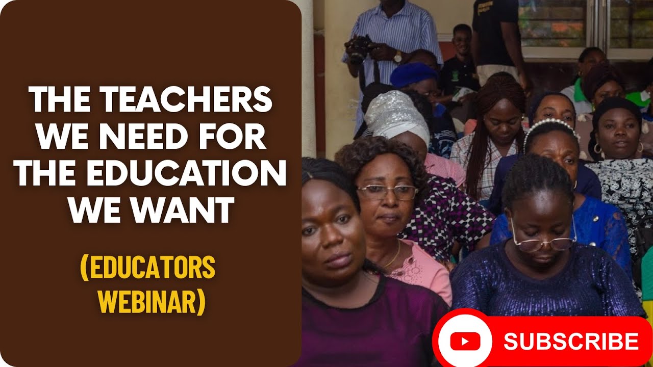 The Teachers We Need for the Education We Want - YouTube
