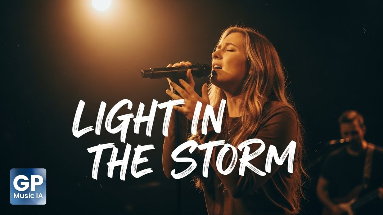 Light in the Storm - live with choir | AI Worship Music - YouTube