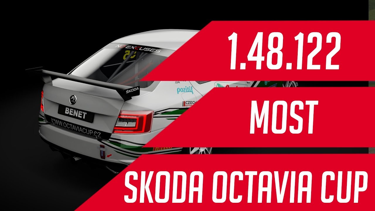 Skoda Octavia Cup - Most Autodrom - Assetto Corsa - YouTube