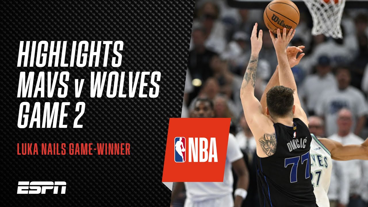 GAME 2 HIGHLIGHTS: Dallas Mavericks vs. Minnesota Timberwolves ...