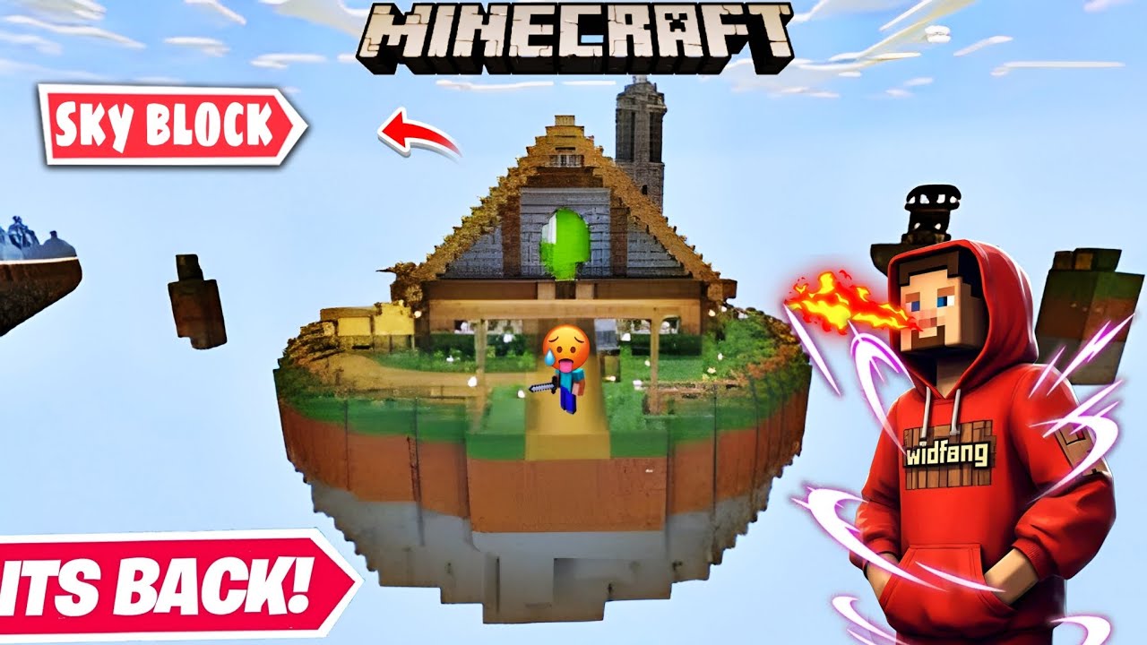 survive in sky block minecraft - YouTube