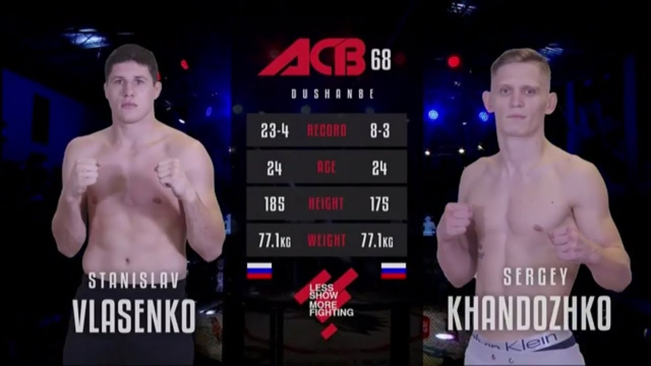 Станислав Власенко vs. Сергей Хандожко 2 | Stanislav Vlasenko vs. Sergey Khandozhko 2 | ACB 68 ...