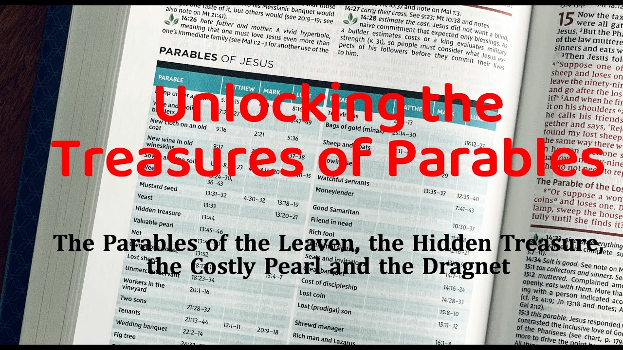 UNLOCKING THE TREASURES OF PARABLES- HIDDEN TREASURES | TOLBC BIBLE ...