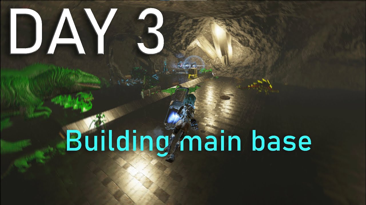 Building Our New Base In OP Base Spot | INX 2MAN! - ARK PVP - YouTube