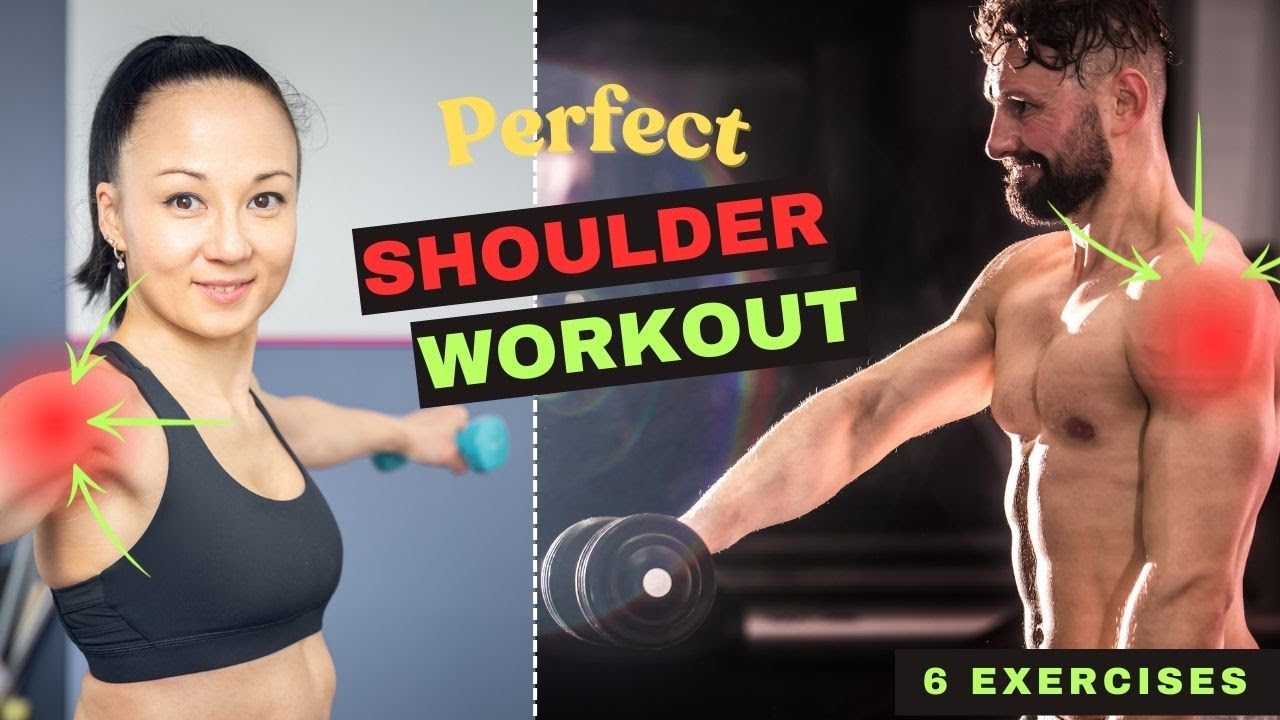 Shoulder Workout for Muscle Growth & Better Posture #glowfitguide # ...