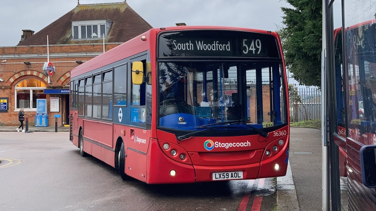549 to South Woodford (ibus) - YouTube