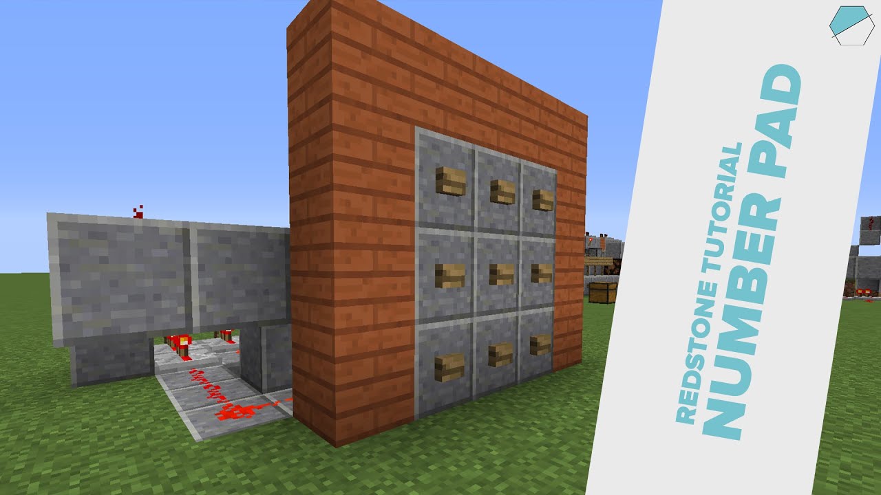 Redstone Tutorial: Number Pad - YouTube