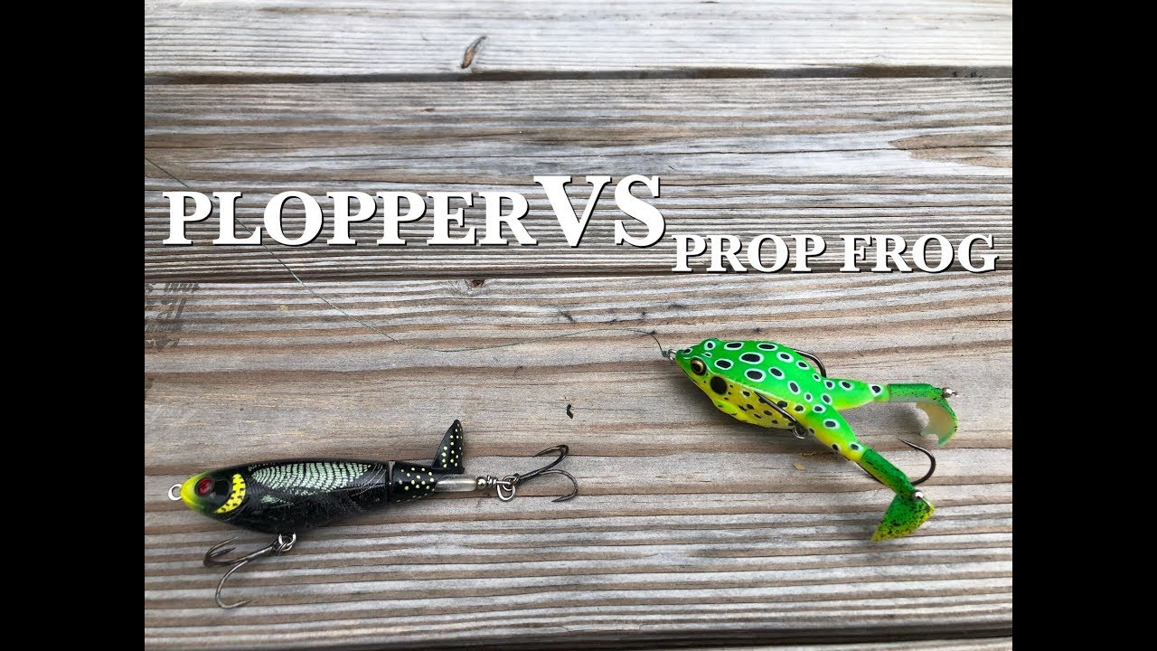 Whopper Plopper VS Prop Frog - YouTube