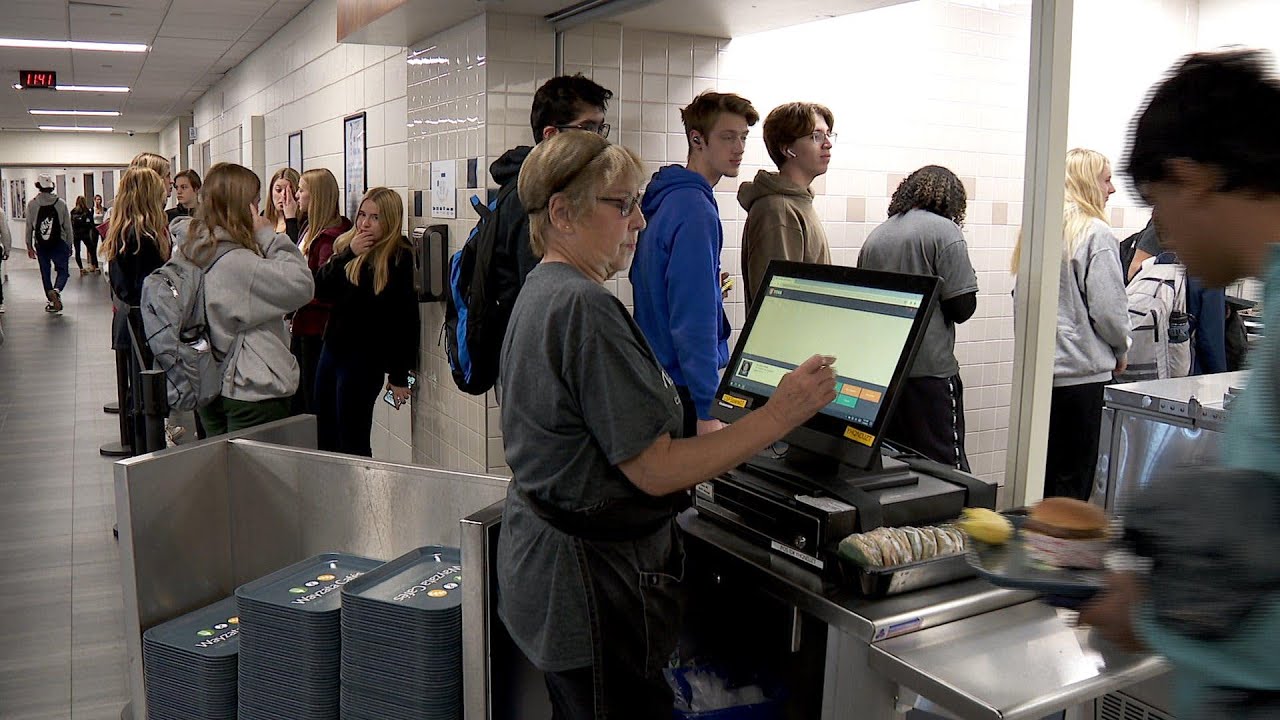 Schools Grapple with Long Lunch Lines, Test Solutions - YouTube
