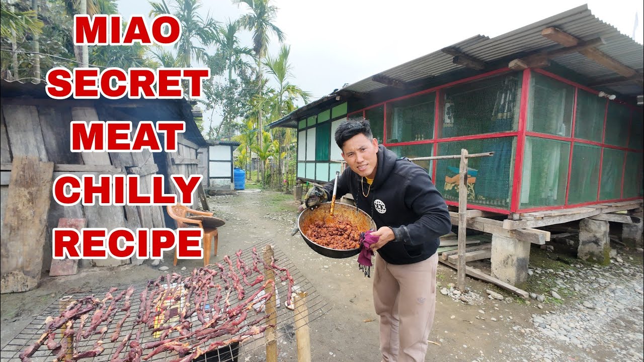 MIAO // SECRET MEAT CHILLY RECIPE #tibetanvlogger #vlogs - YouTube
