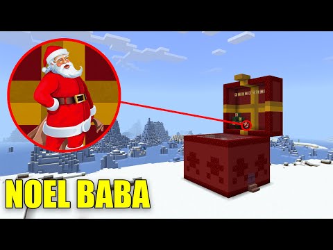 DEV HEDİYE KUTUSUNDA Noel Baba'yı BULDUM! - Minecraft
