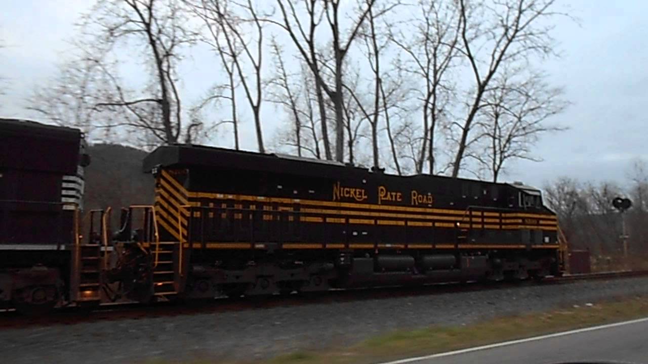Chasing NS 12T with the NS 8100, NKP Heritage, on 11/14/12 Part 5!!! Pacing!!! - YouTube