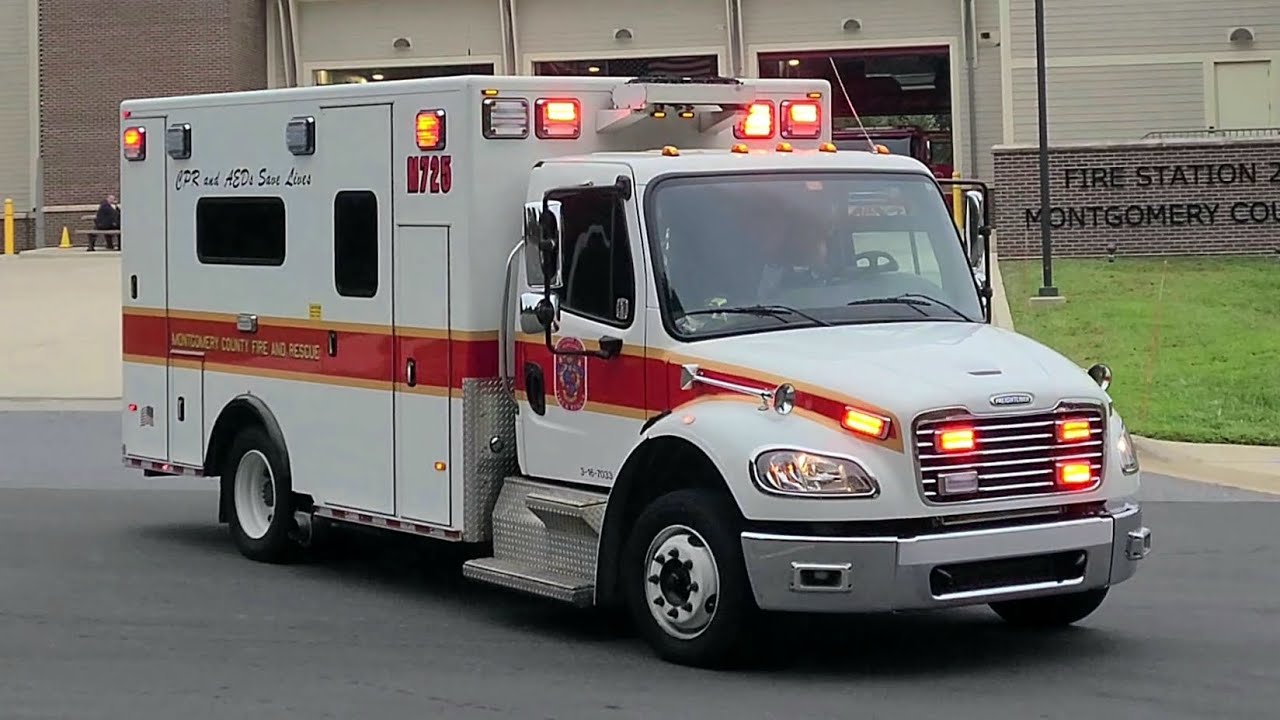 MCFRS Medic 725 Responding 8-19-2025 - YouTube