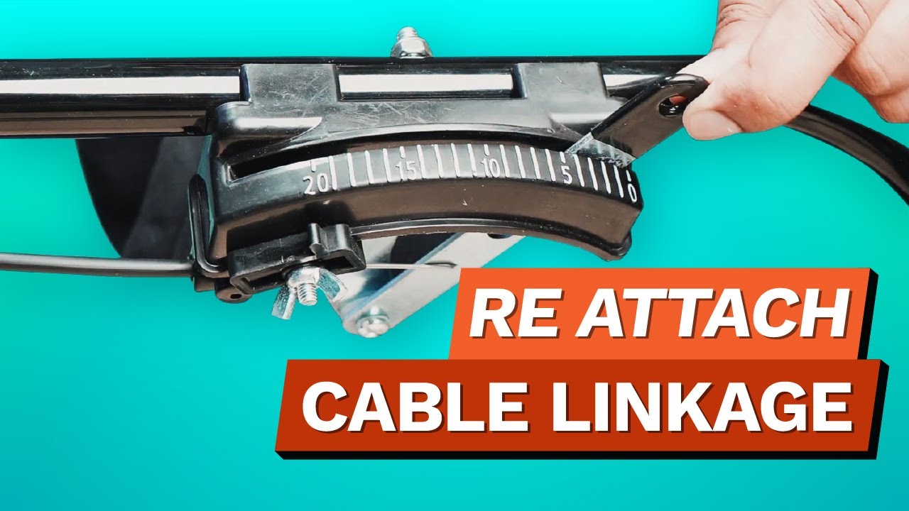 Re Attach Cable Linkage on your Cresco spreaders - YouTube