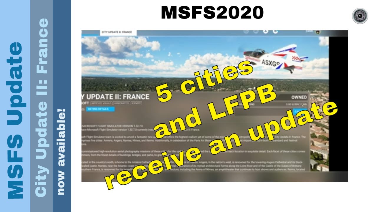 Flight Simulator 2020 - MSFS Update - City Update 2 - now available ...