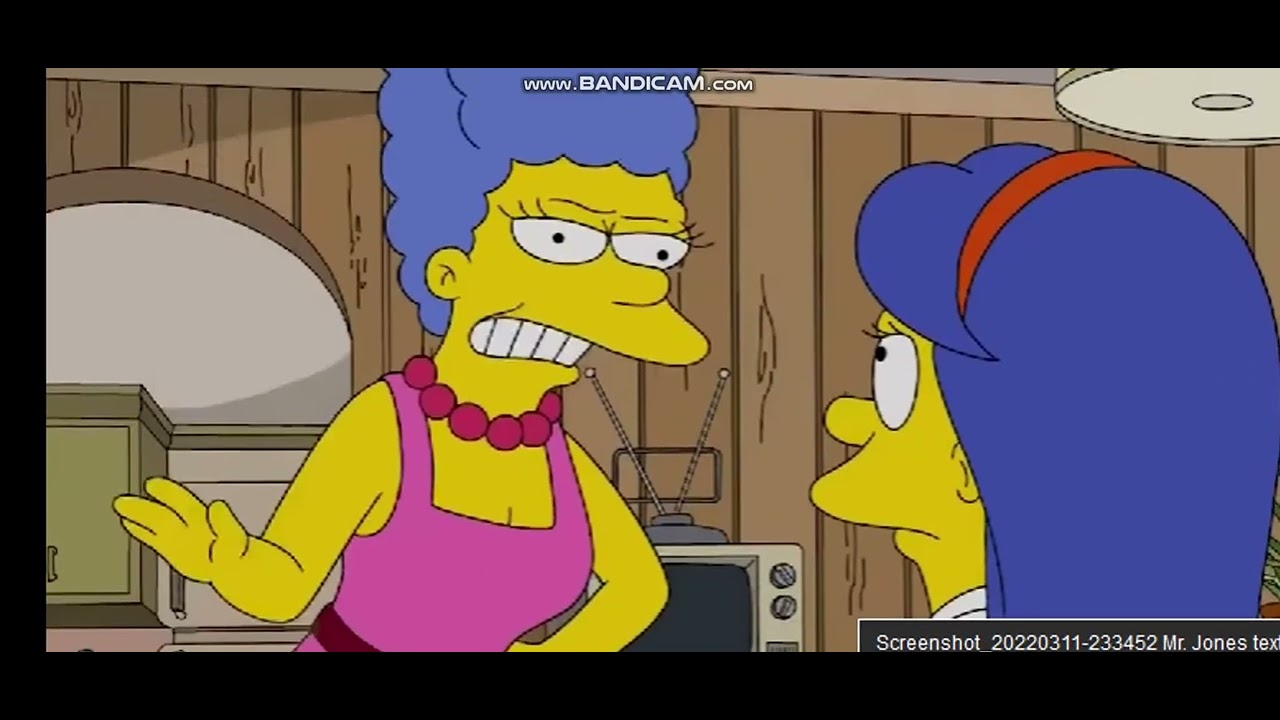 Marge and her mother Simpsons picture. - YouTube