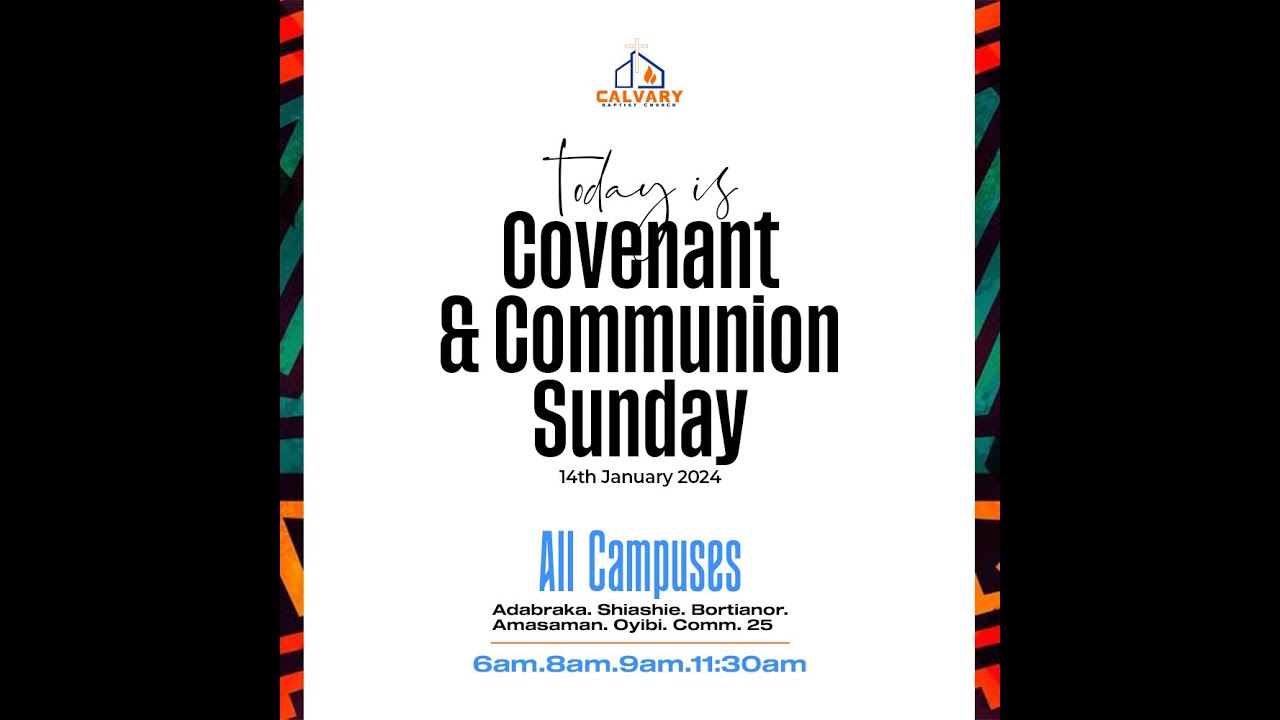 Covenant & Communion Sunday - YouTube
