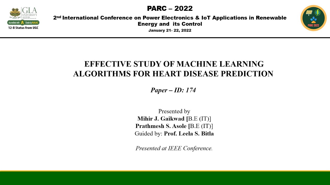 My 3rd IEEE Conference Presentation - YouTube