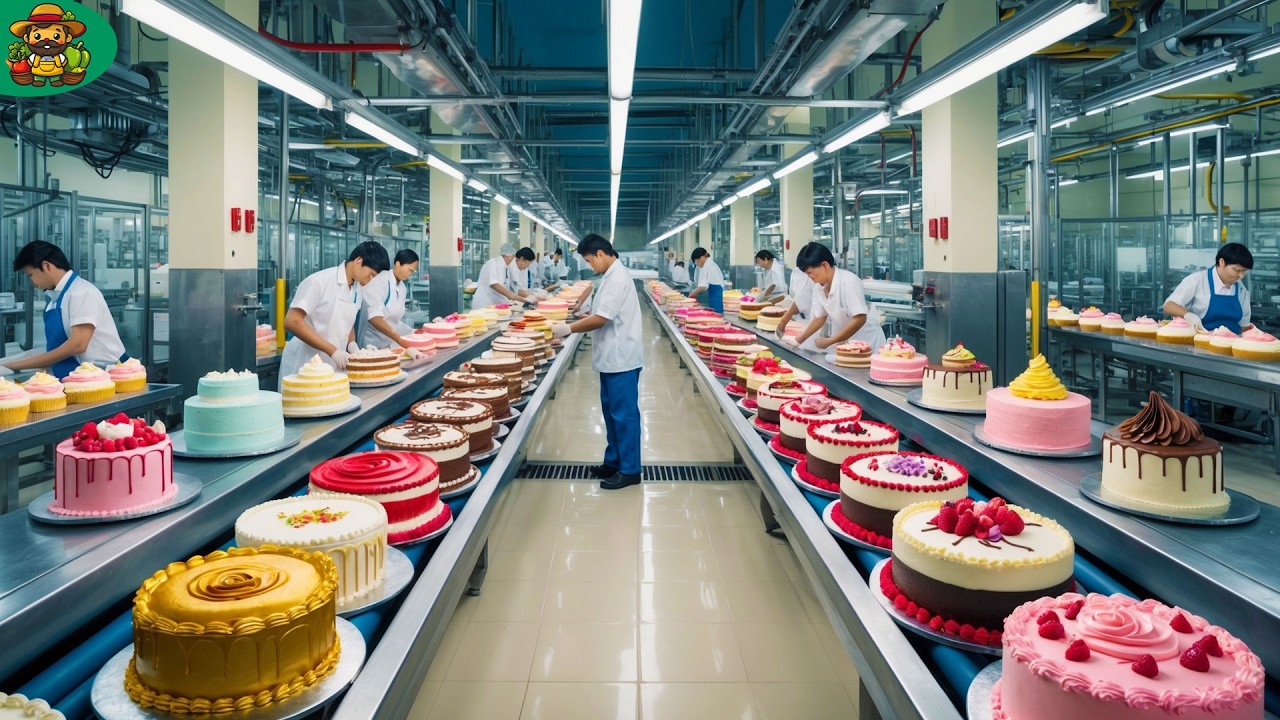 How Millions of Cakes Are Made In Food Processing Factory | Cake ...