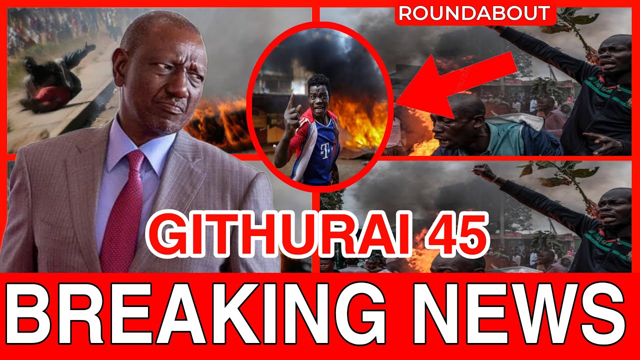 HAPPENING NOW‼️Current SITUATION in GITHURAI 45 as Residents Chase ...